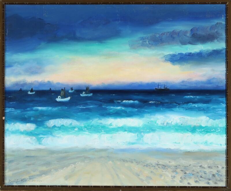 Knud Kristensen | Aften ved Havet | MutualArt