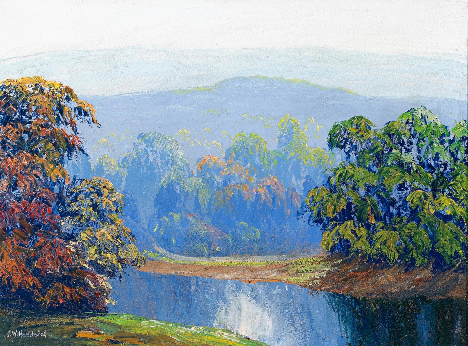 John Wesley Hardrick | Brown County, Indiana Landscape (1935) | MutualArt