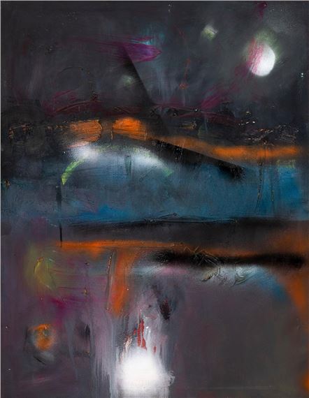 Merton D. Simpson | Nightscape (1960) | MutualArt