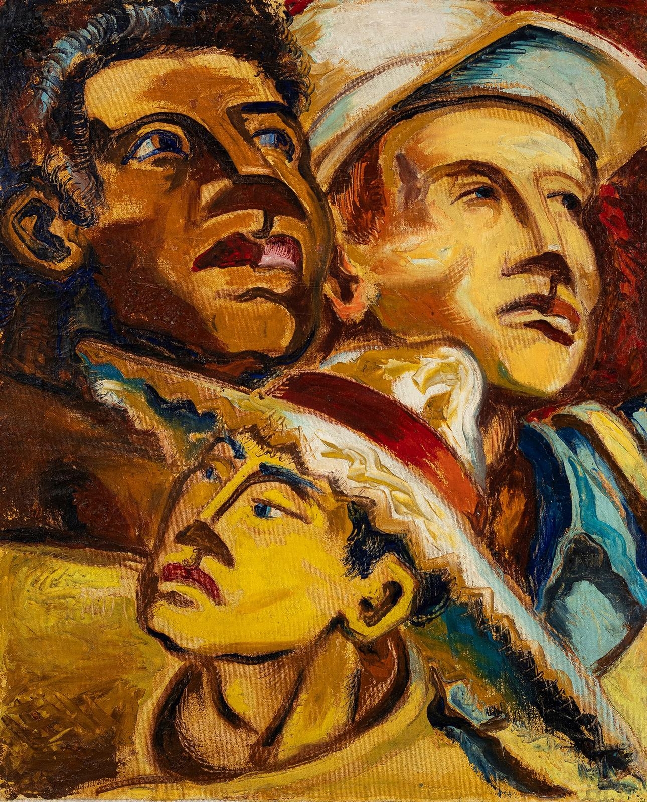 Claude Clark | Workers (1950) | MutualArt