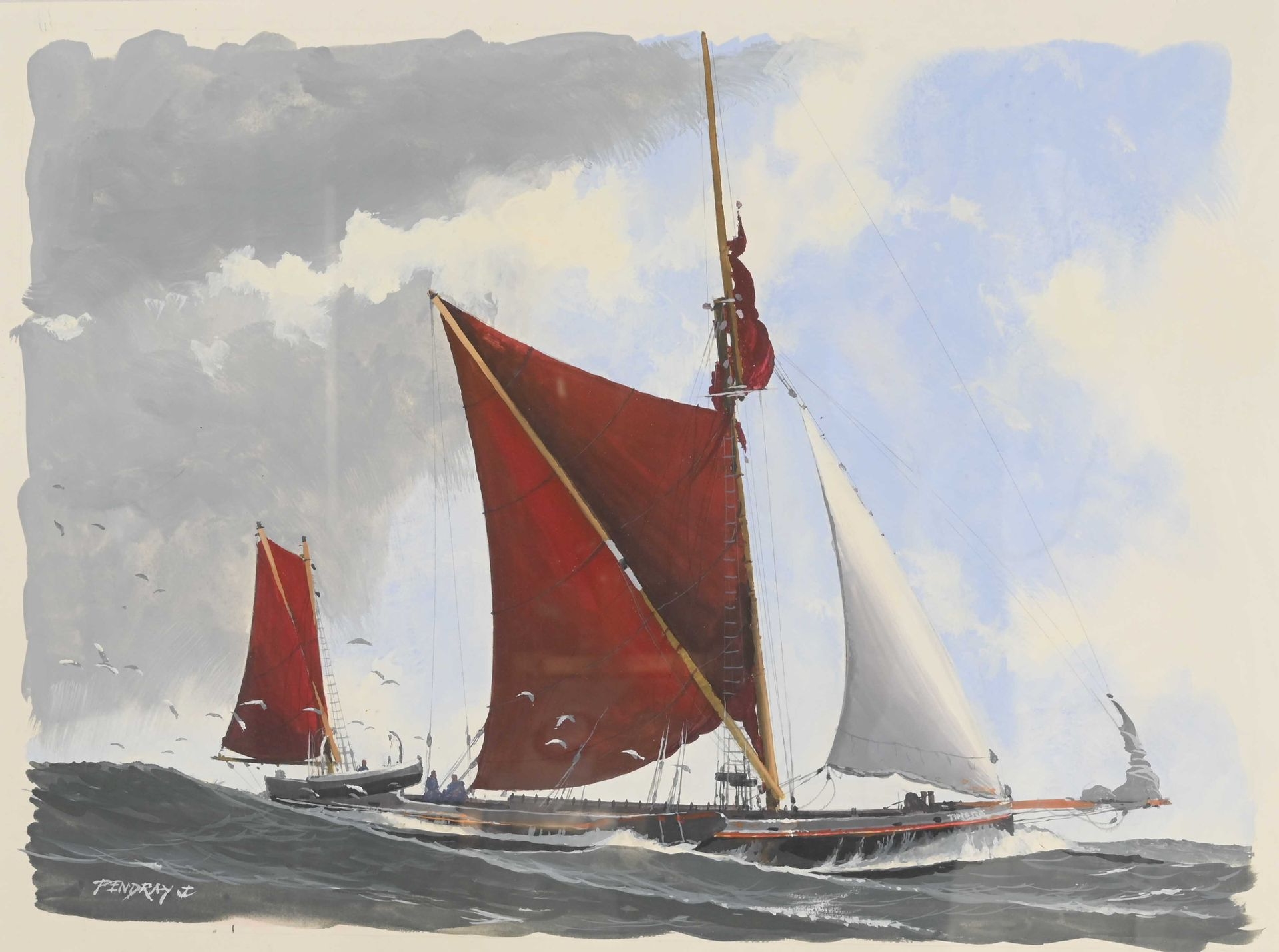 John Pendray | Barge de la Tamise (2013) | MutualArt