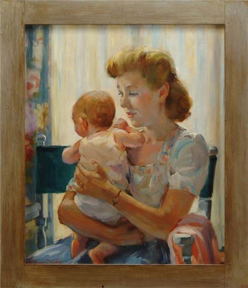 Isabel Parke Branson Cartwright | “YOUNG MOTHER” | MutualArt