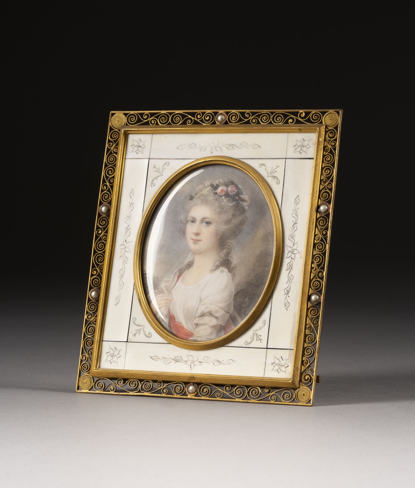 Augustin Ritt | PORTRAIT OF A NOBLEWOMAN (Circa 1795) | MutualArt