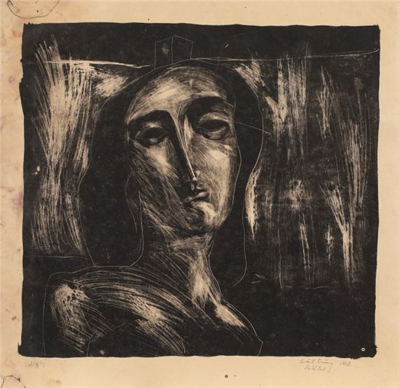 Stefan Caltia | Young woman in the workshop (1968) | MutualArt