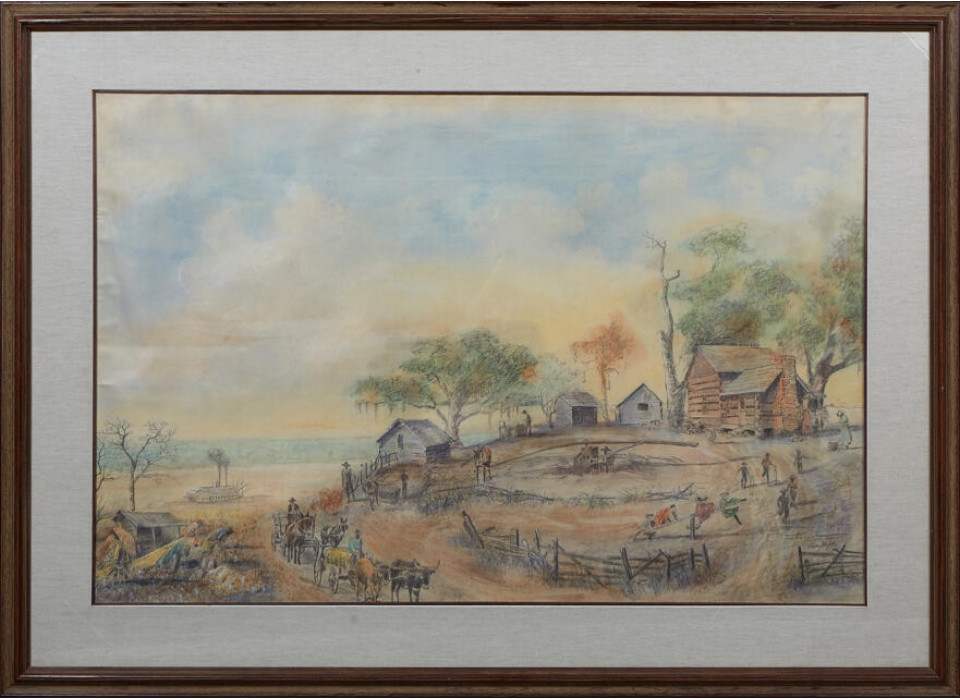 Burny Myrick | Original Study for 'Homestead' (1850 - 1900) | MutualArt