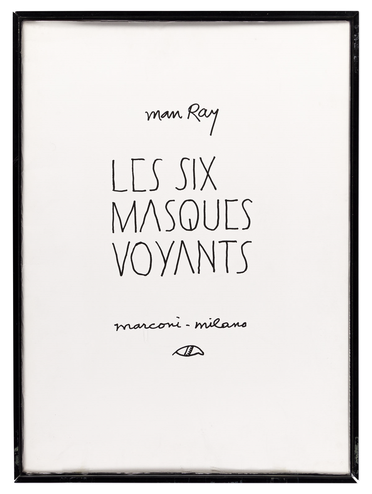 Man Ray | Les Six Masques Voyants. | MutualArt