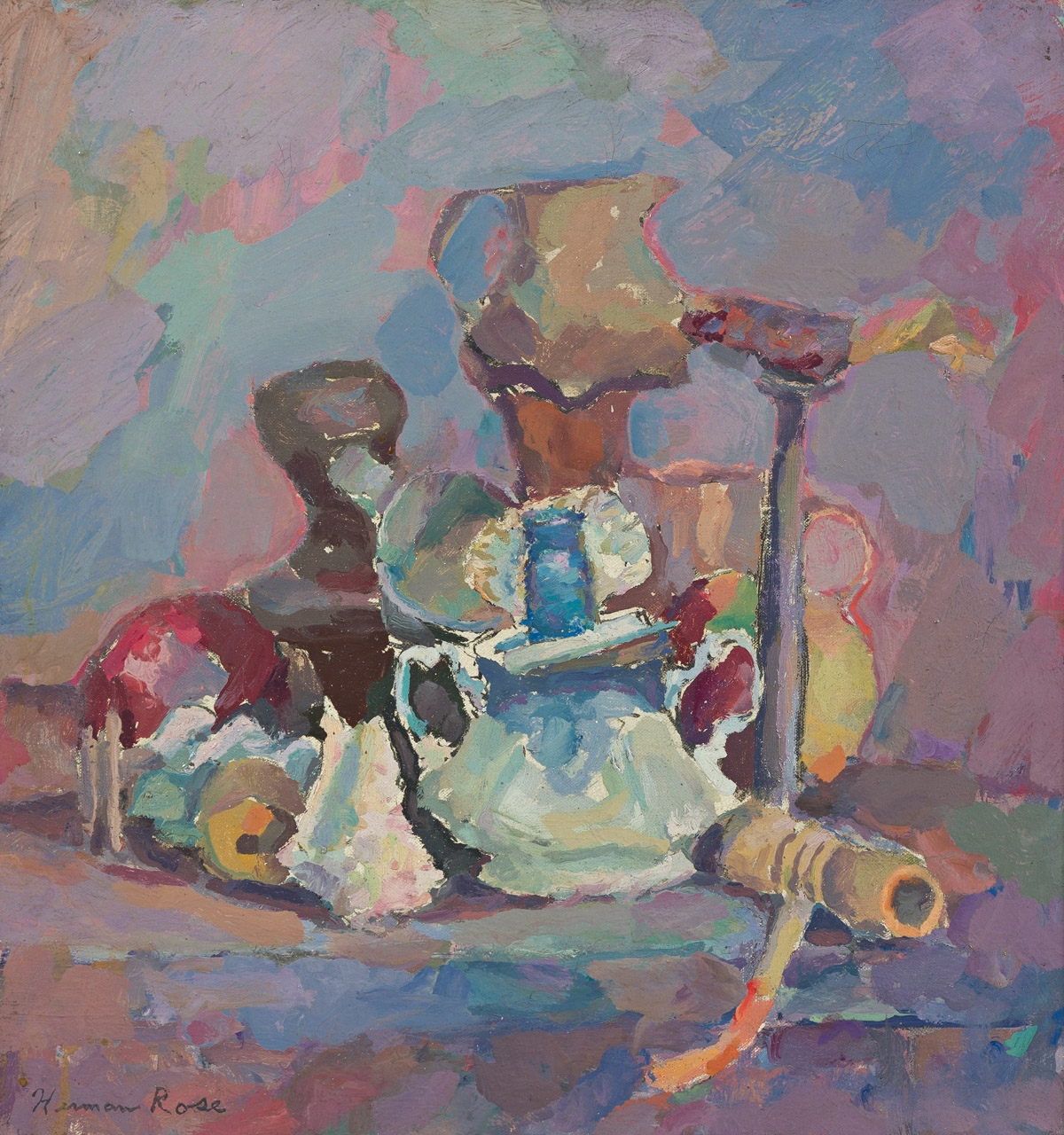 Herman Rose | Little Blue Bottle. (1968) | MutualArt