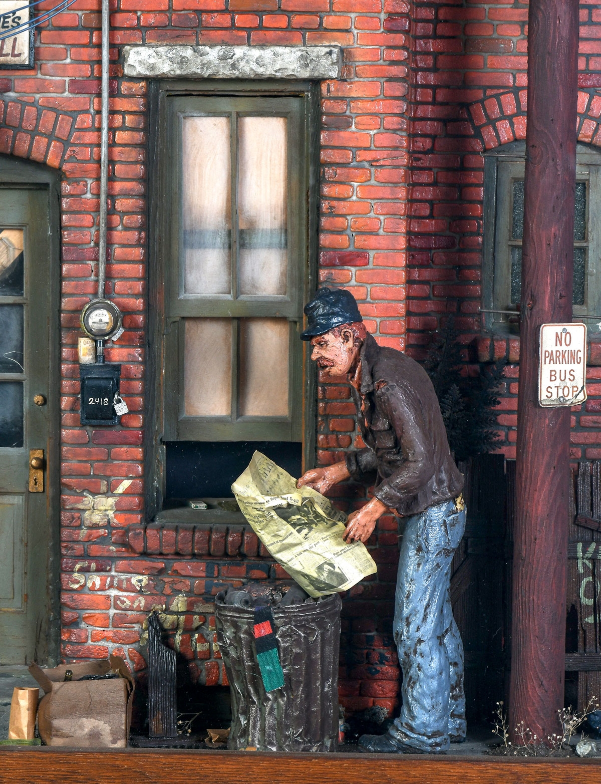 Michael Garman | LARGE DIORAMA SCULPTURE | MutualArt