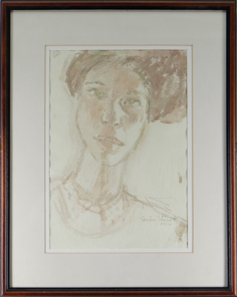 Gordon Stuart | Head and shoulders portrait (2012) | MutualArt