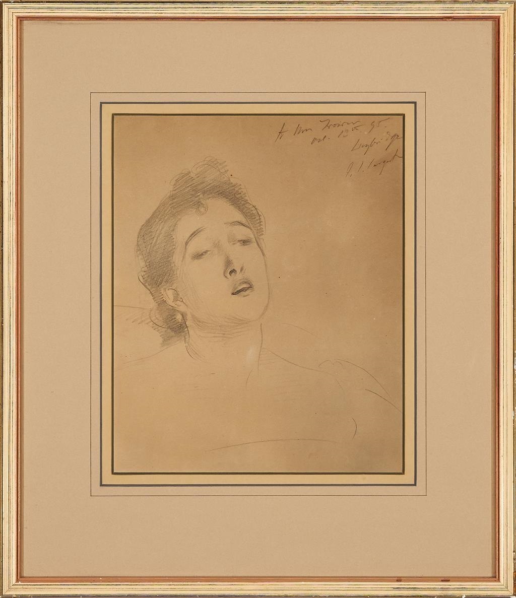 John Singer Sargent | Study for Mrs George Batten Singing (1897 ...
