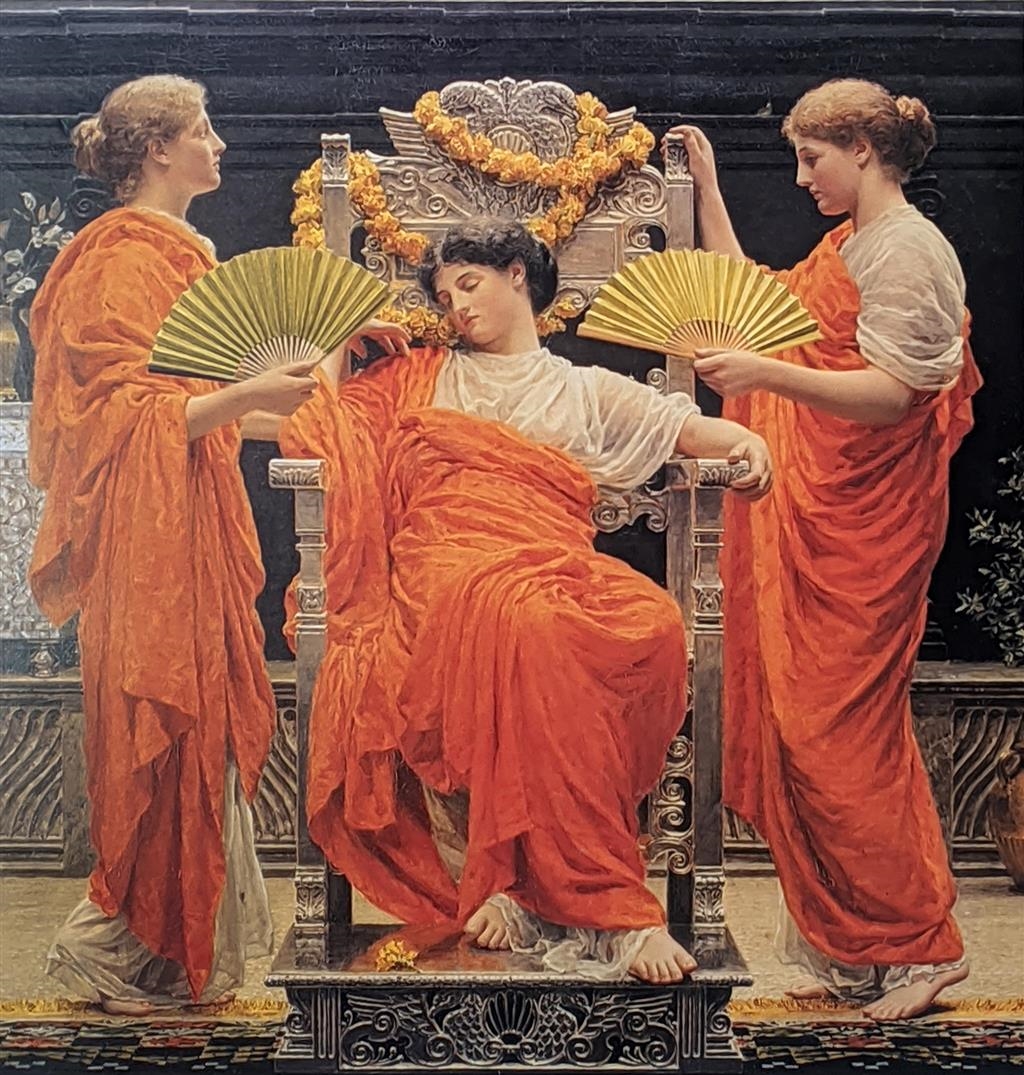 Albert Joseph Moore | Midsummer (1887) | MutualArt
