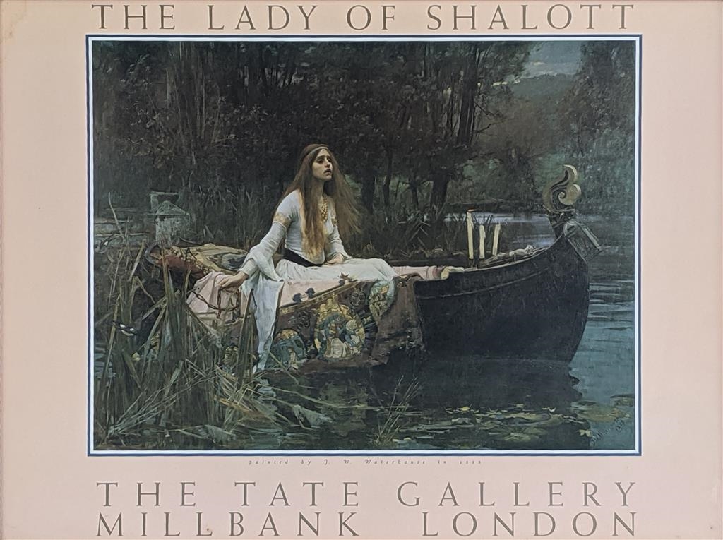 The Lady Of Shalott Painting John William Waterhouse