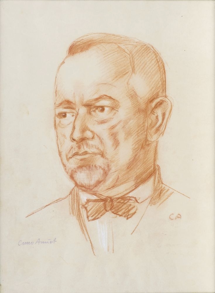 Cuno Amiet | SELF PORTRAIT; Portrait of Cuno Amiet | MutualArt