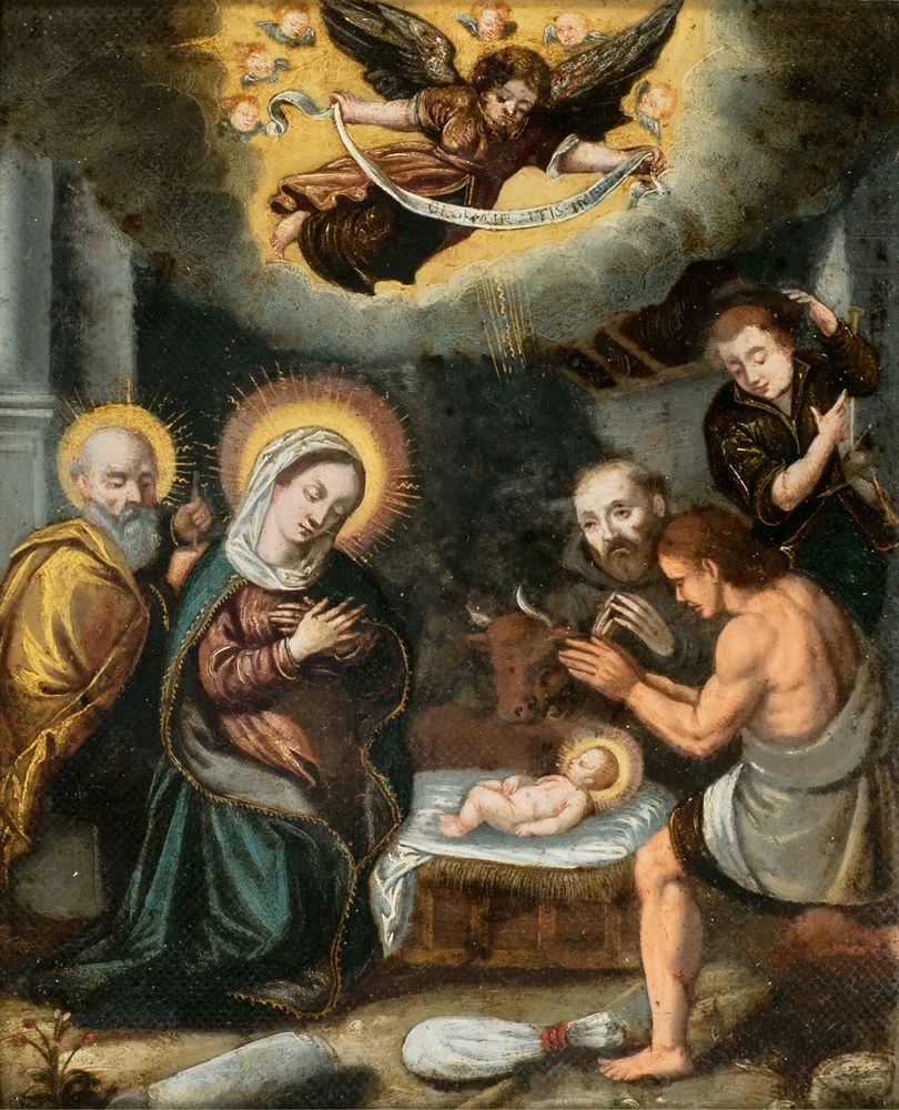 Italian School, 16th Century | ADORATION OF THE SHEPHERDS (1600) | MutualArt