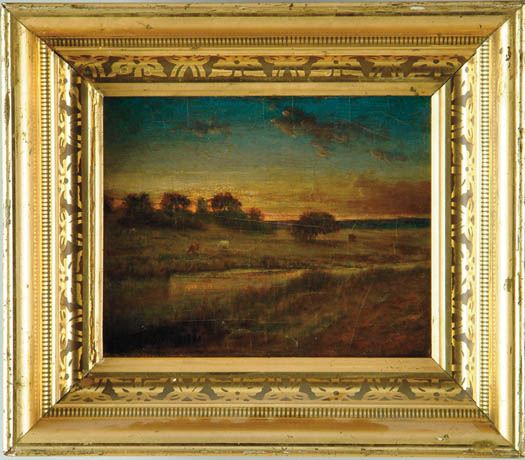 George Inness, Jr. | SUNSET LANDSCAPE WITH COWS | MutualArt