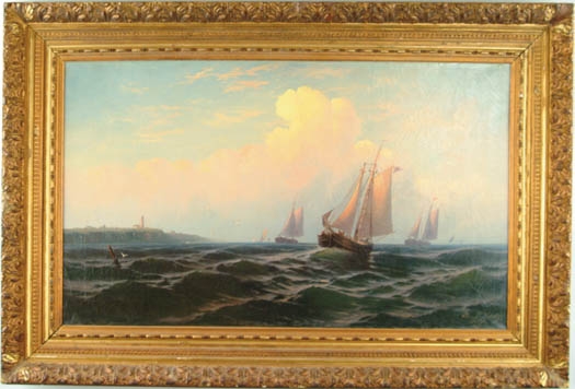 Emil Kurtz | ROUNDING A BOSTON LIGHTHOUSE | MutualArt