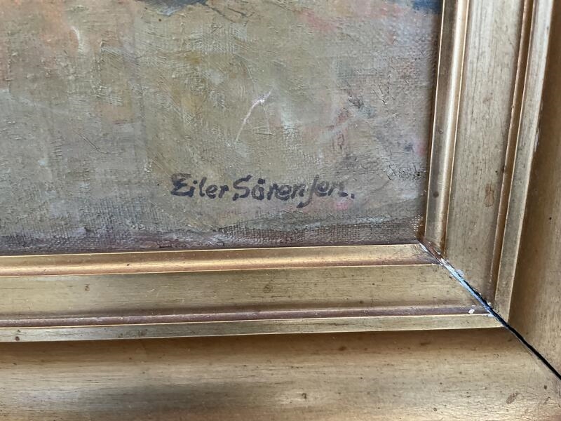 Eiler Sørensen | Children playing in a court yard | MutualArt