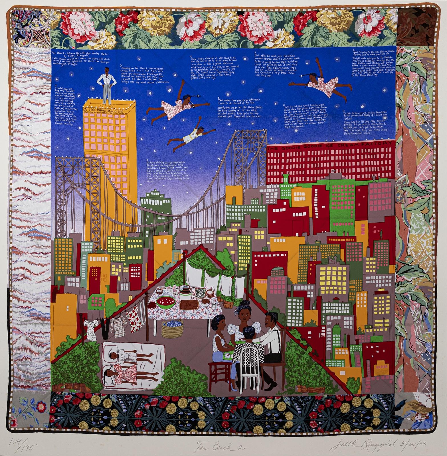 Faith Ringgold | Tar Beach 2 (2003) | MutualArt