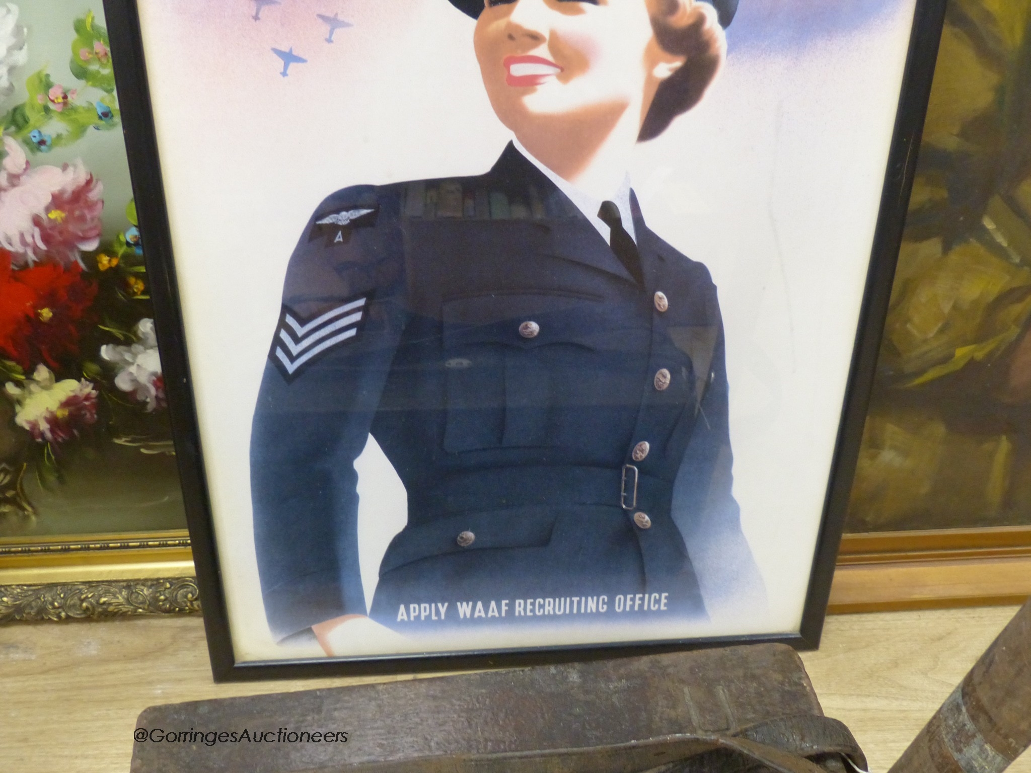 Abram Games | A RAF recruitment poster Help RAF, join the WAAF | MutualArt
