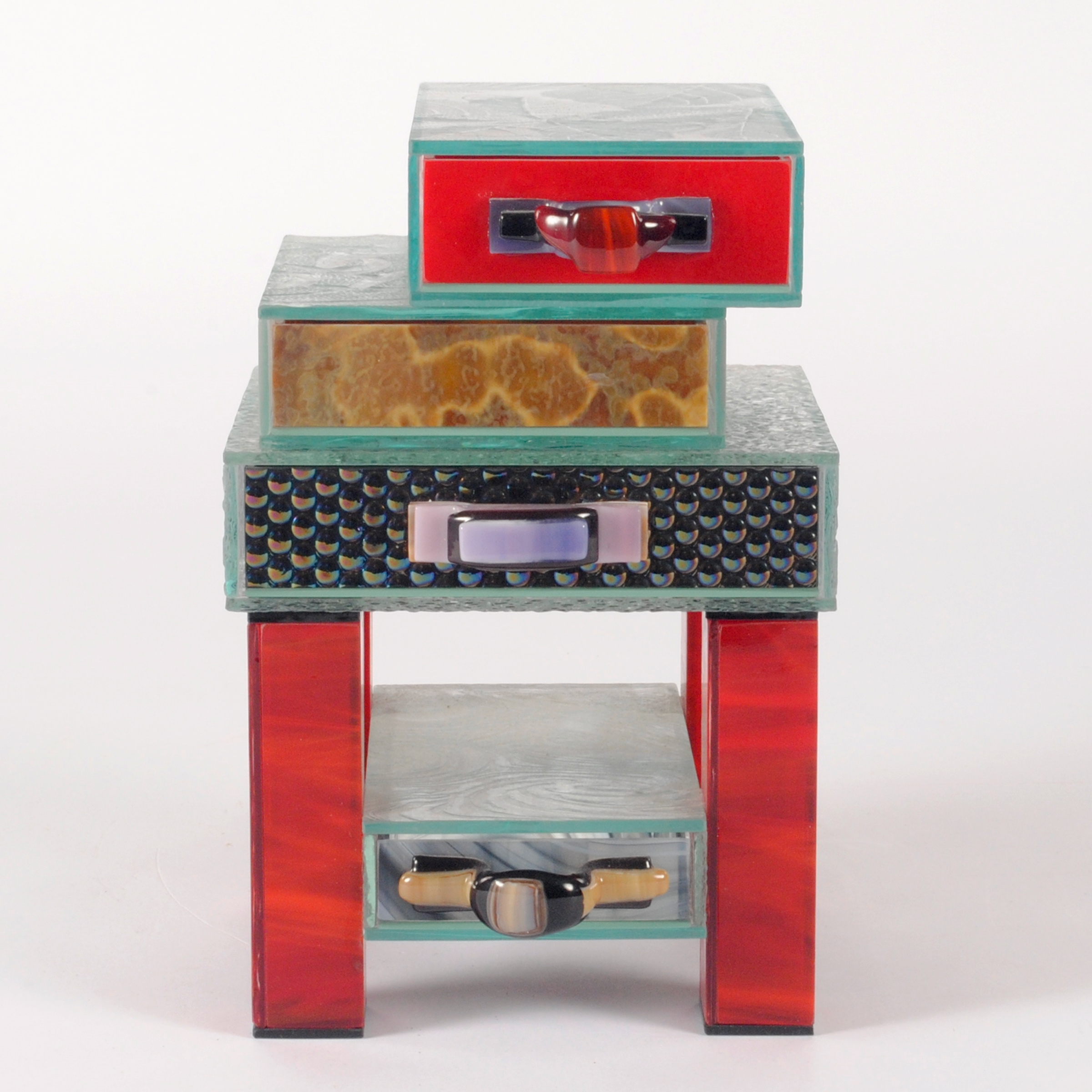 Mark Lewanski | Glass Sculpture with Four Compartments (2012) | MutualArt