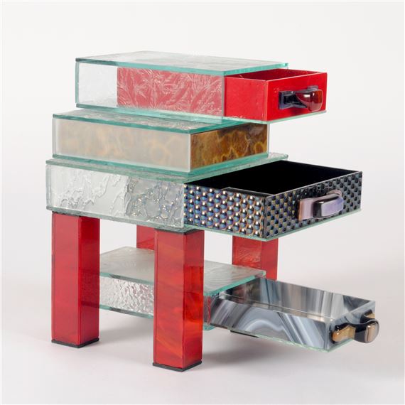 Mark Lewanski | Glass Sculpture with Four Compartments (2012) | MutualArt