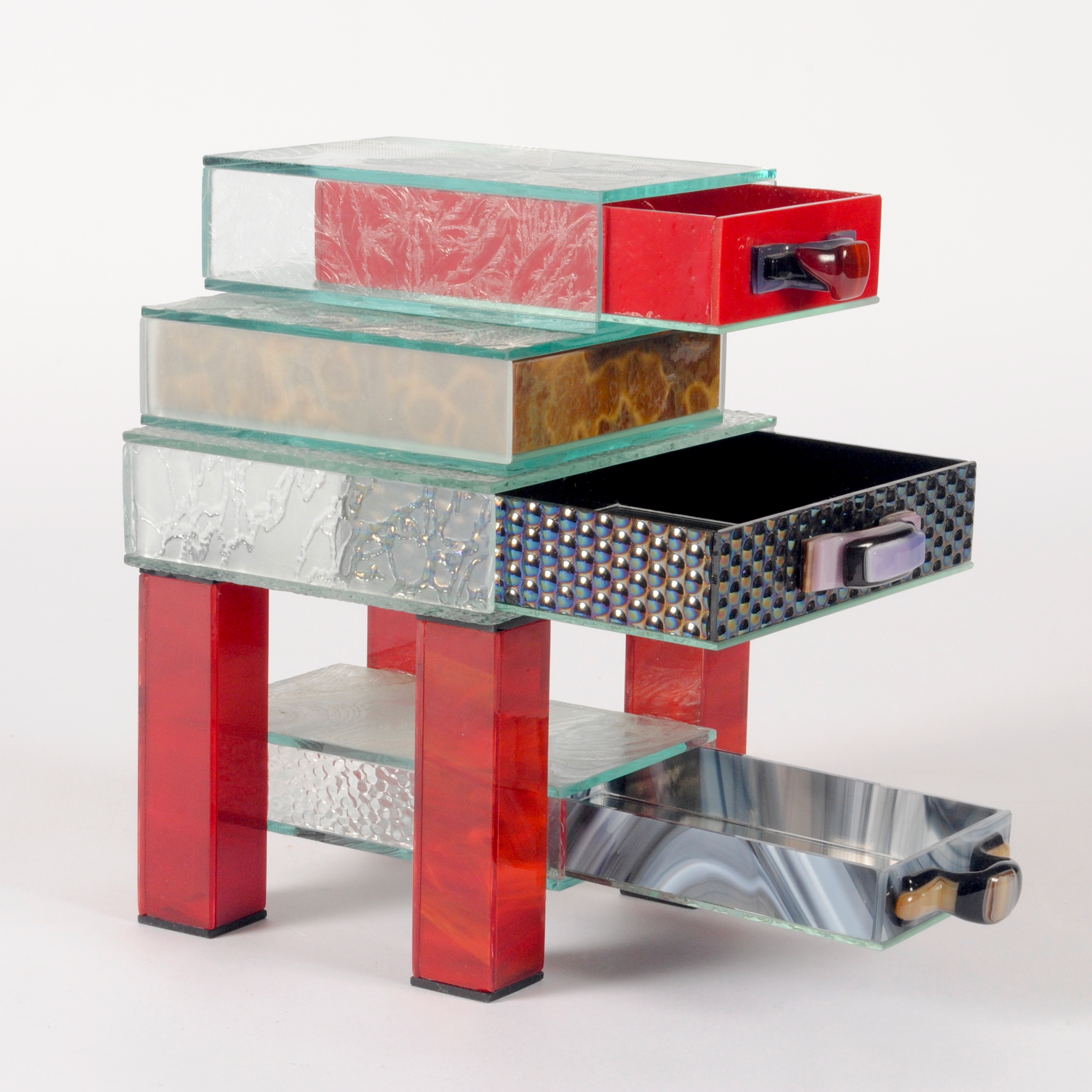 Mark Lewanski | Glass Sculpture with Four Compartments (2012) | MutualArt