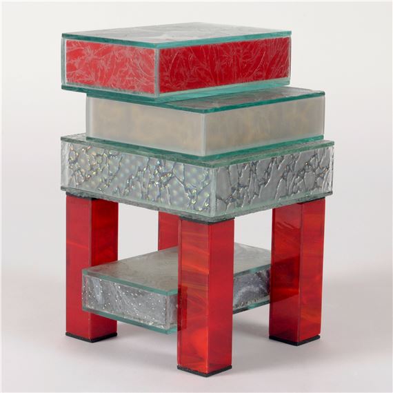Mark Lewanski | Glass Sculpture with Four Compartments (2012) | MutualArt
