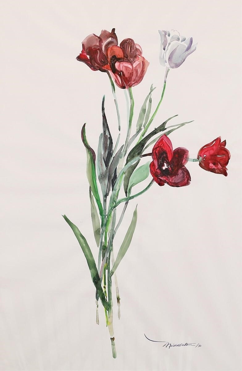 Janet Middleton | Autumn grasses, Mt. Rundle (Canadian Rockies Series ...