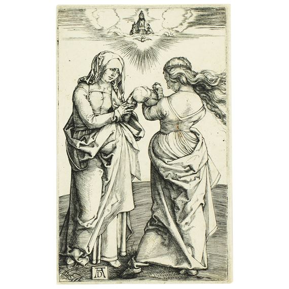 Albrecht Dürer | Die heilige Anna und Maria mit dem Kinde stehend - Die ...