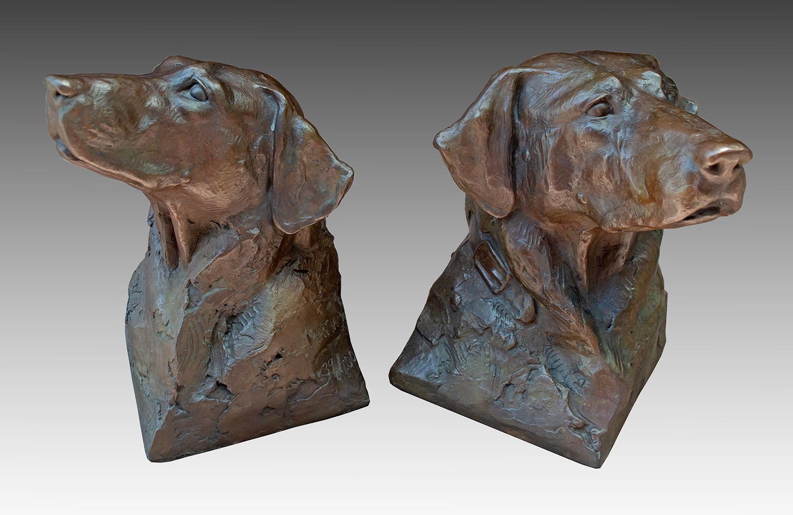 Walter Matia | LABRADOR BOOKENDS | MutualArt