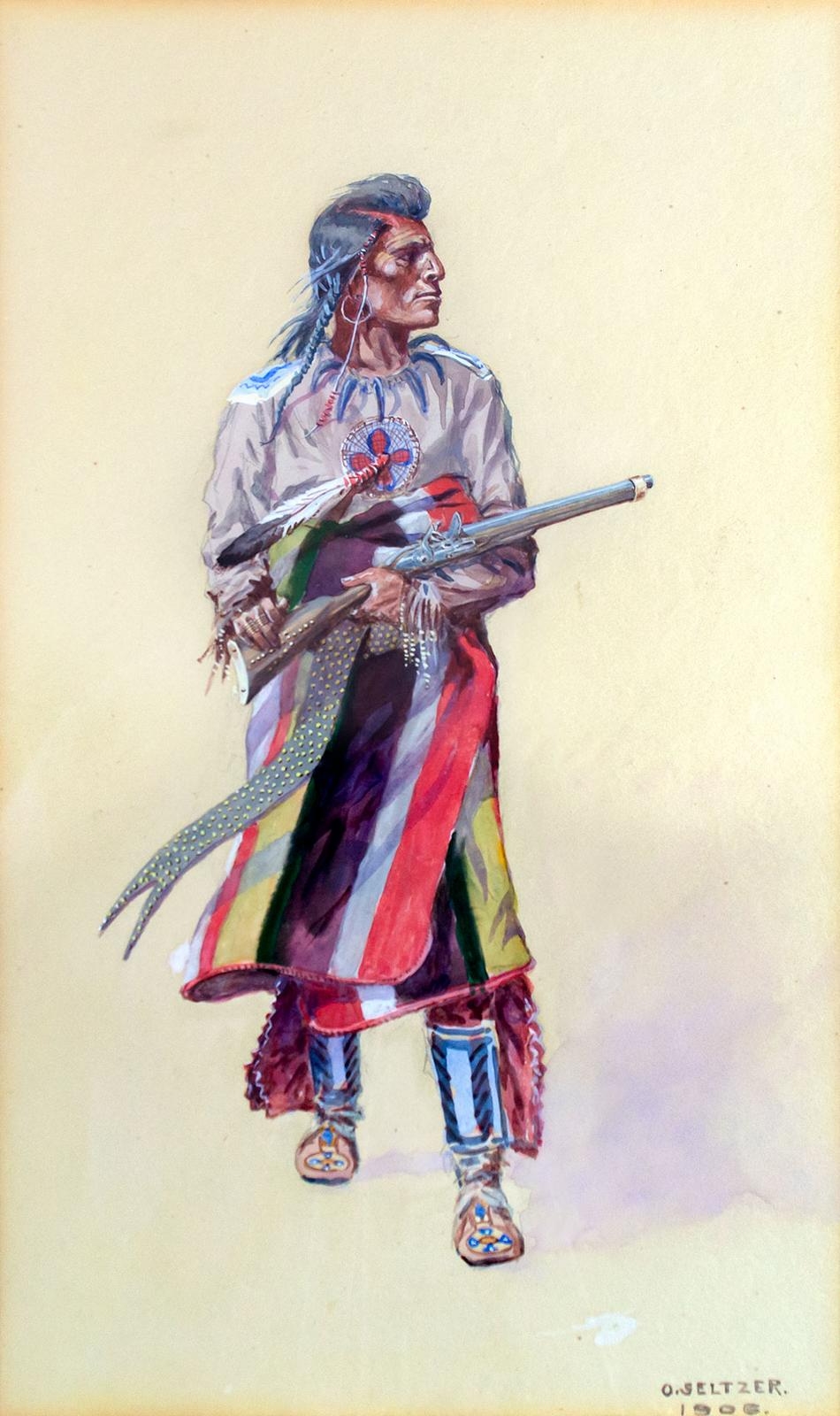 Olaf C. Seltzer | INDIAN CHIEF (1906) | MutualArt