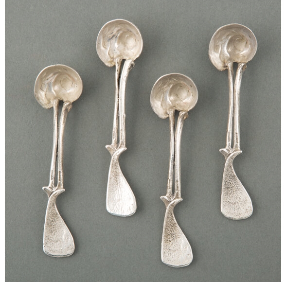 Claude Lalanne | A Set of Four Escargot Spoons (1991) | MutualArt