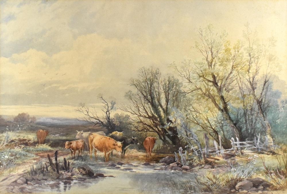 Thomas Rowden | cattle in rural landscape | MutualArt