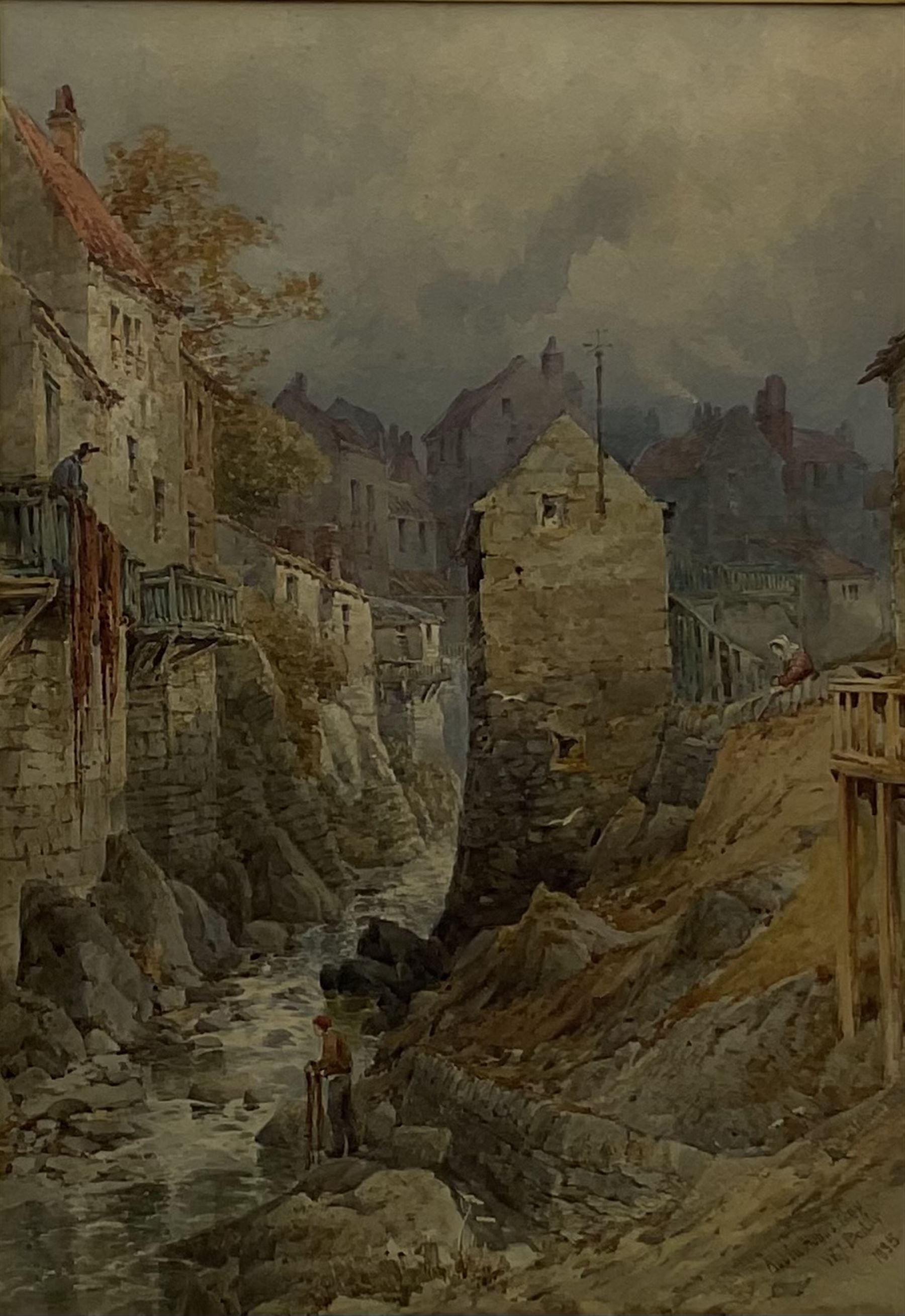 William James Boddy | Robin Hoods Bay (1885) | MutualArt