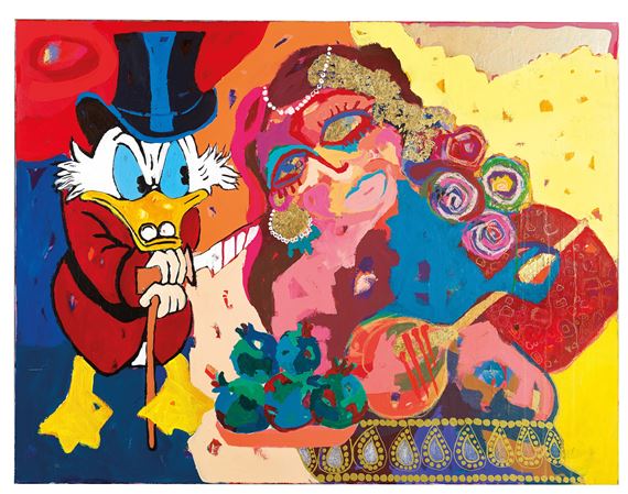 Azadeh Vaziri | Lady in red (2020) | MutualArt