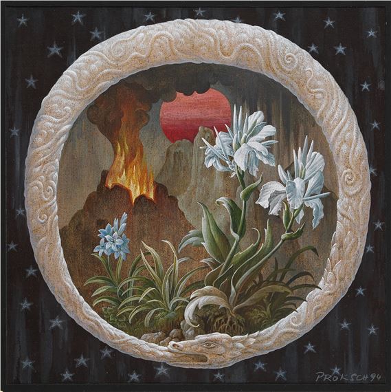 Peter Proksch | Alpine Flowers and a Volcano Surrounded by a Snake ...