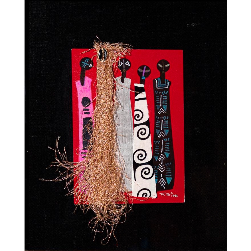 Frank Frazier | AFRICAN FIGURES (1996) | MutualArt