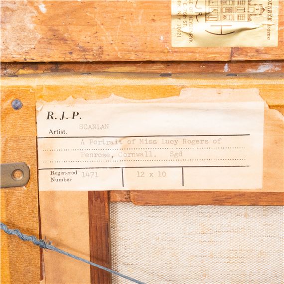 Robert Richard Scanlan | Portrait of Miss Lucy Rogers of Penrose ...