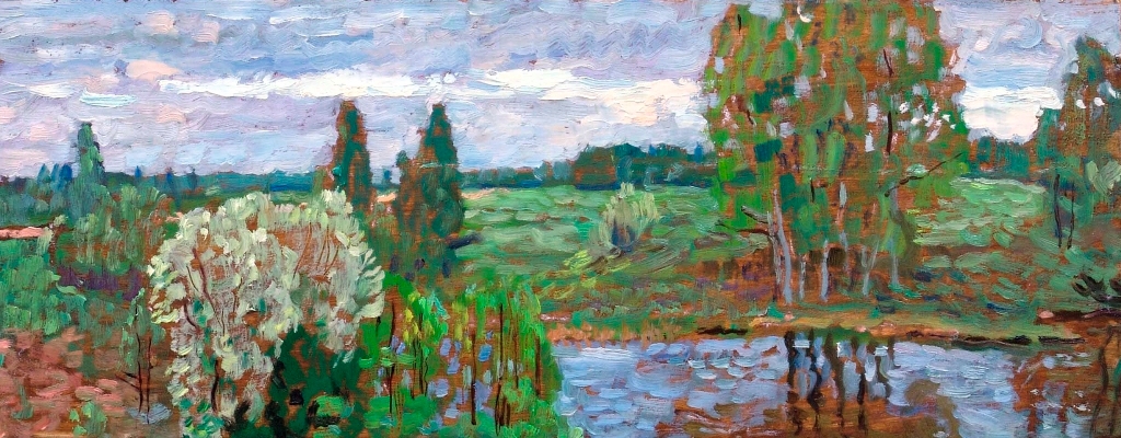 Sergei Tkachev | Bird cherry blossoms (1991) | MutualArt