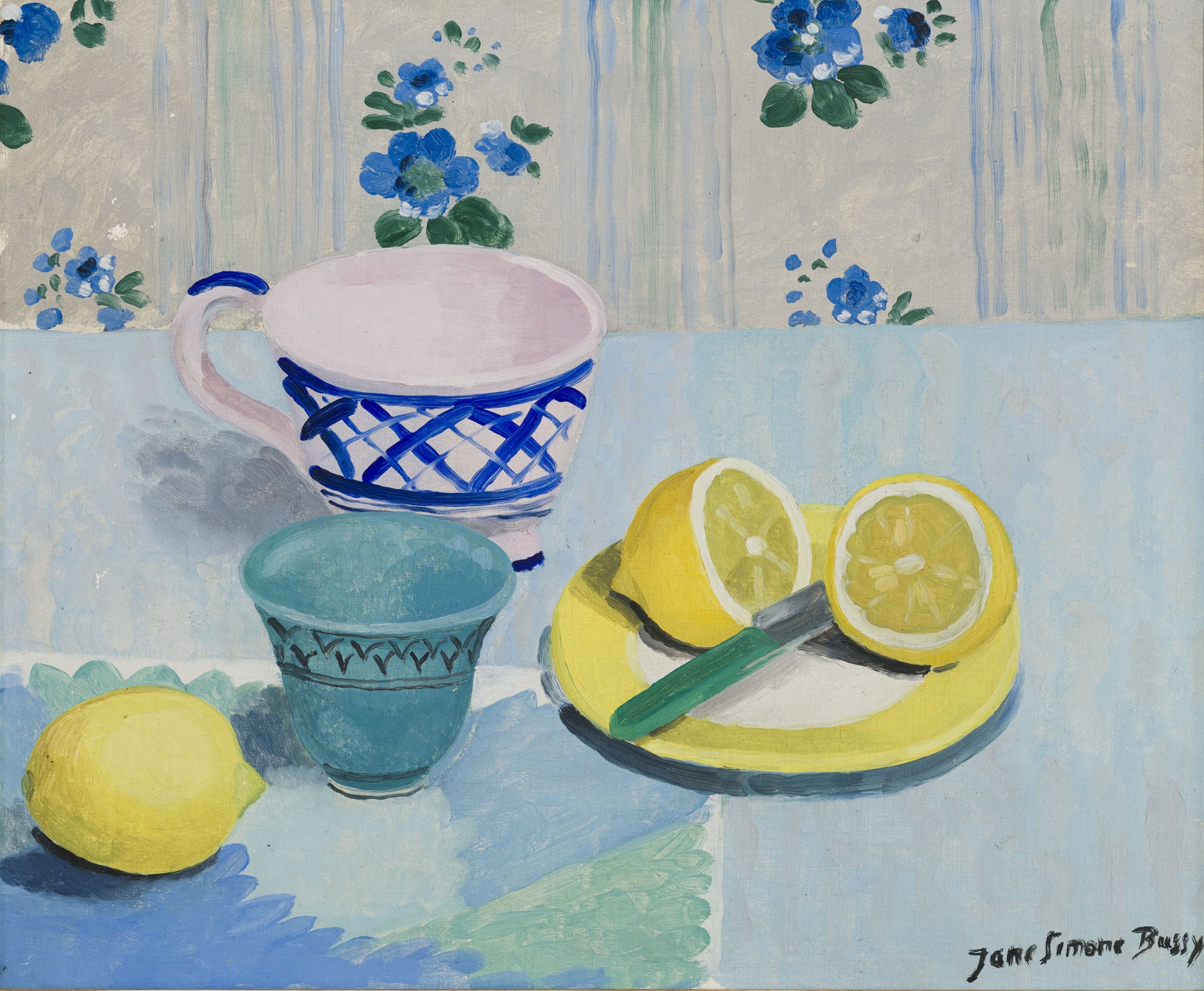 Jane Simone Bussy | Nature morte aux citrons | MutualArt