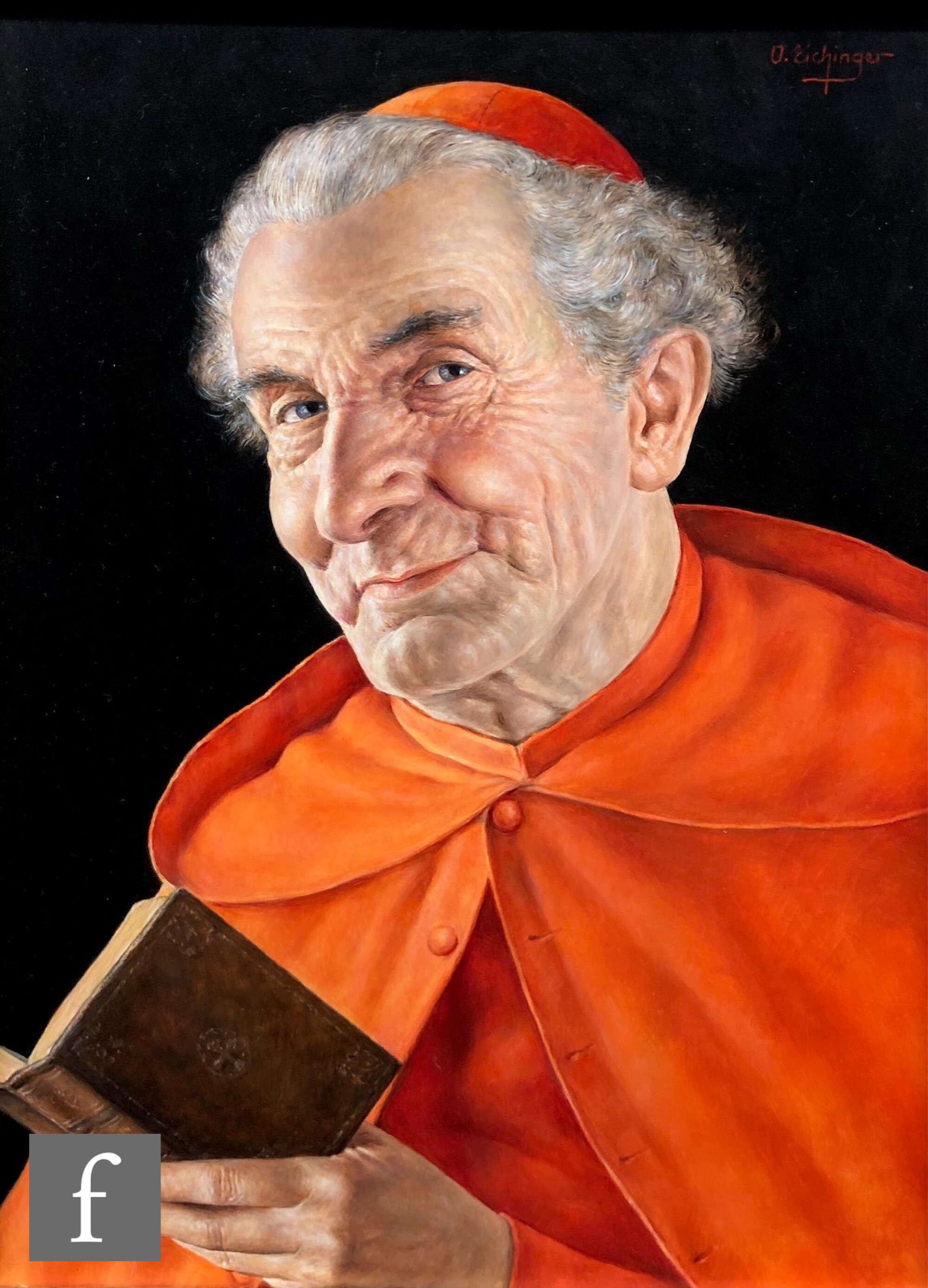 Otto Eichinger | Portrait of a cardinal | MutualArt