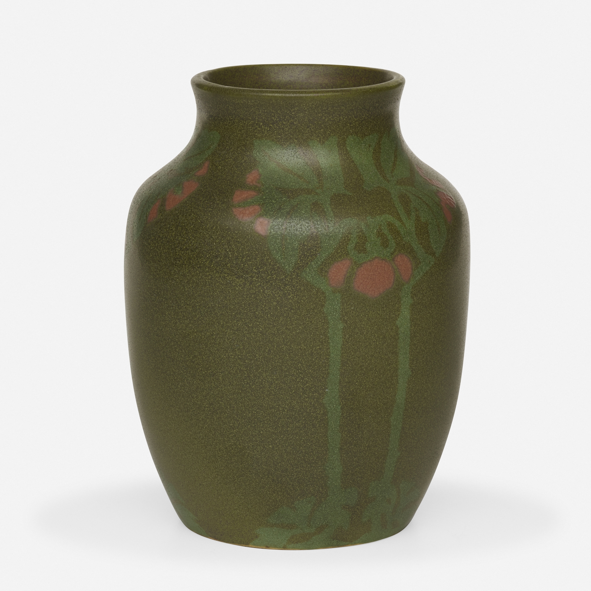 Frederick Walrath | Vase with conventionalized roses (1912) | MutualArt