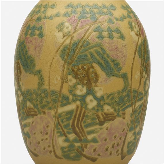 Elizabeth Overbeck | The Sower vase (Circa 1920) | MutualArt