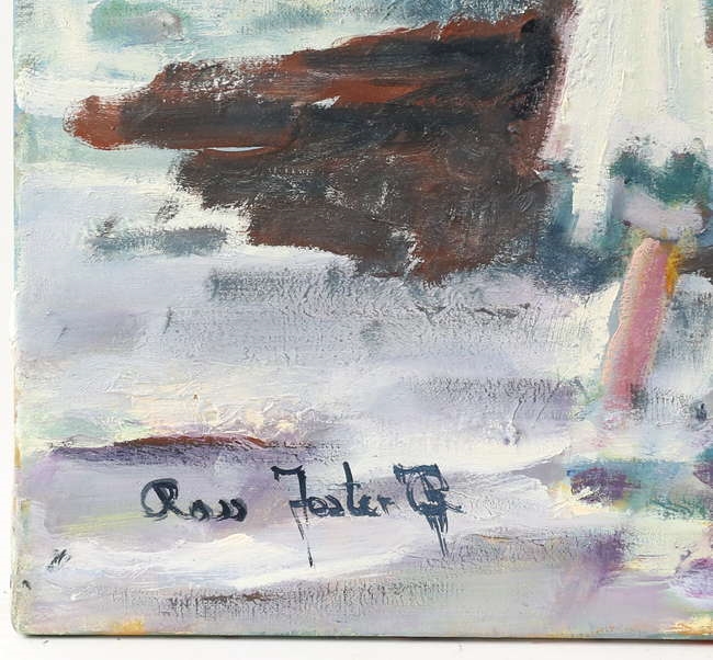 Ross Foster | children rock pooling on a beach | MutualArt