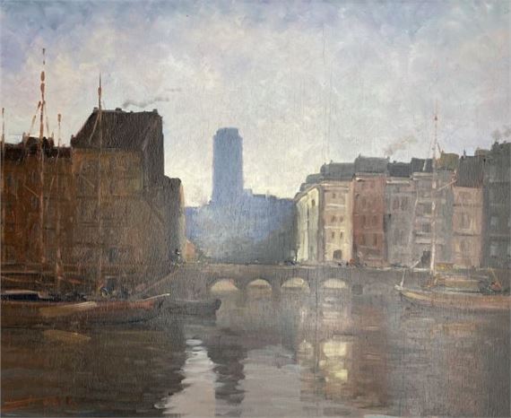 Marius Zabin | Le pont de la Marina | MutualArt