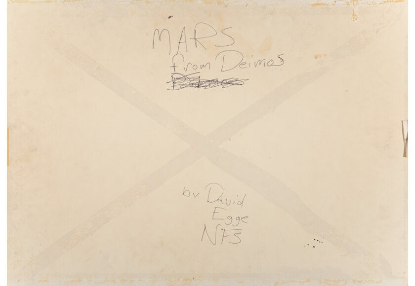 David Egge | Mars Form Deimos (1979) | MutualArt