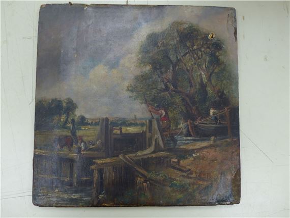 John Constable | The Lock | MutualArt