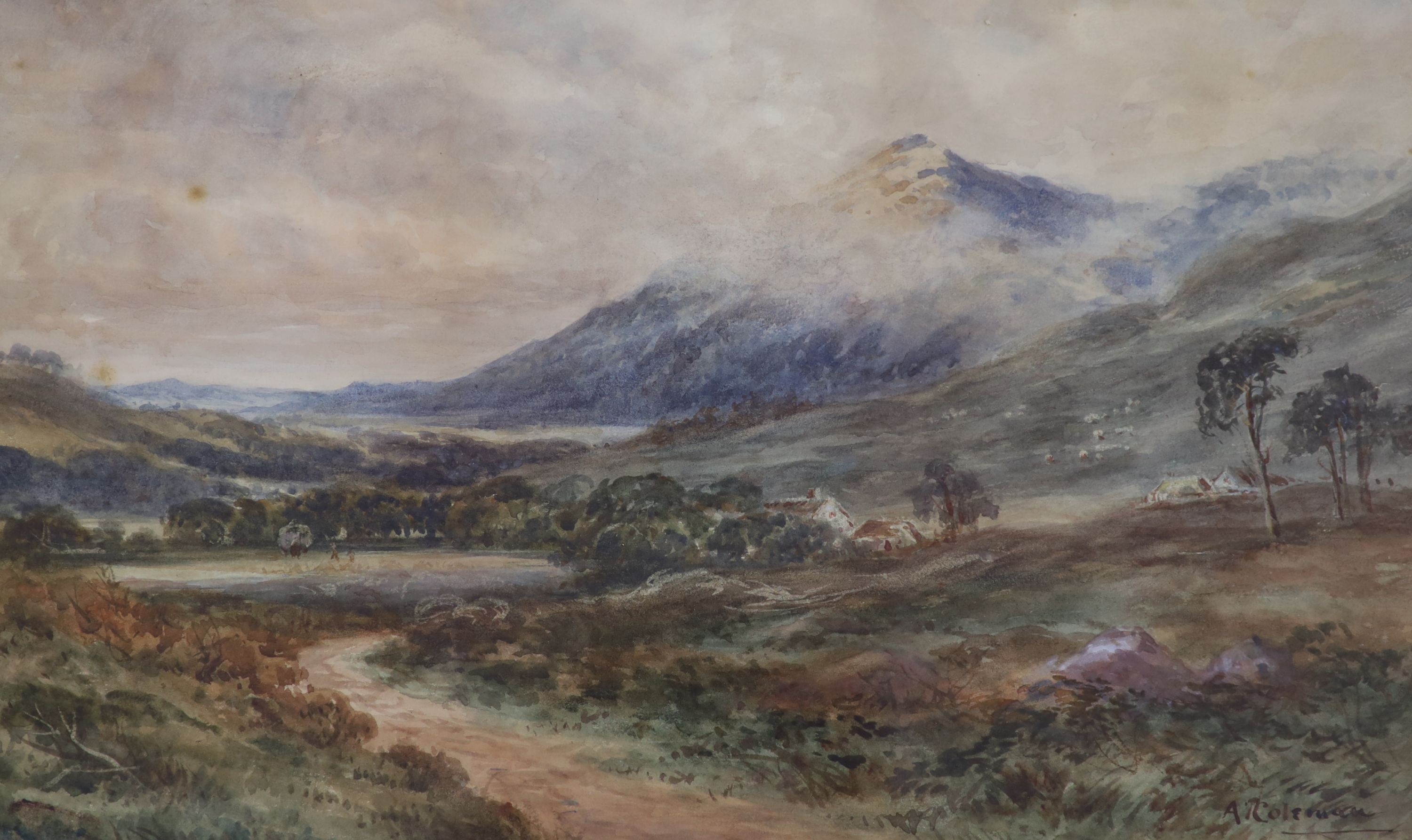 A. Coleman | Welsh landscape | MutualArt