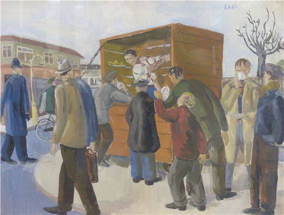 G. Webb | Workmen's Tea Break | MutualArt