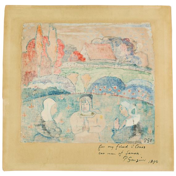 Paul Gauguin | L'Angelus en Bretagne (1894) | MutualArt